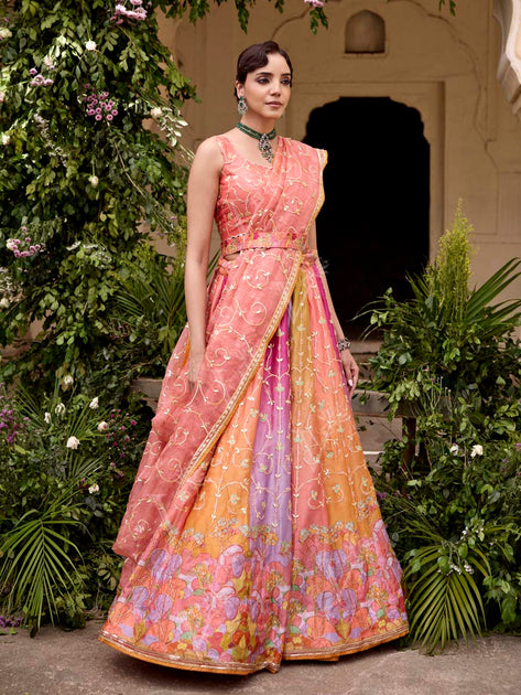 Traditional Lehengas – Tagged "Multi Color"– Vasansi Jaipur